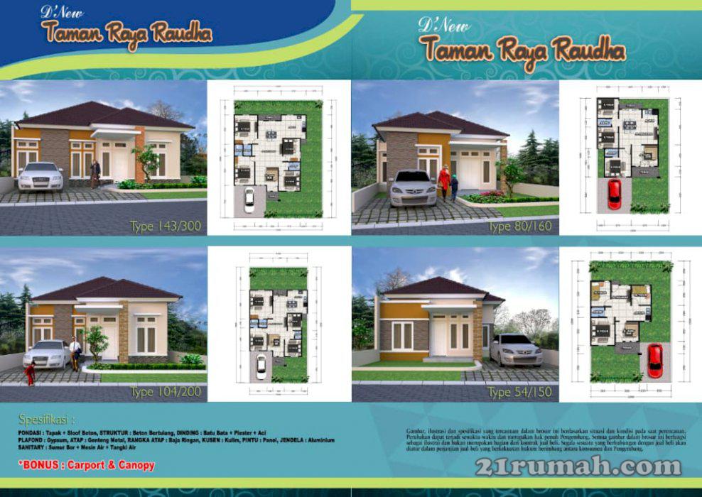 [Dijual] perumahan taman raya raudha | IDRumah